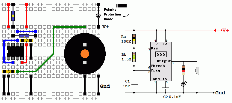 rOmV4 - Timing 555 Astable