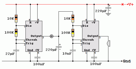 rOmV4 - Timing 555 Astable