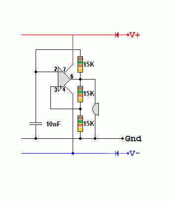 rOmV4 - Op Amp Schmitt Astable