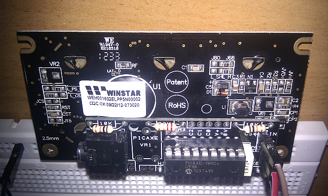 rOmV4 - Picaxe 04 OLED Text